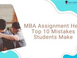 Mba Assignment Help